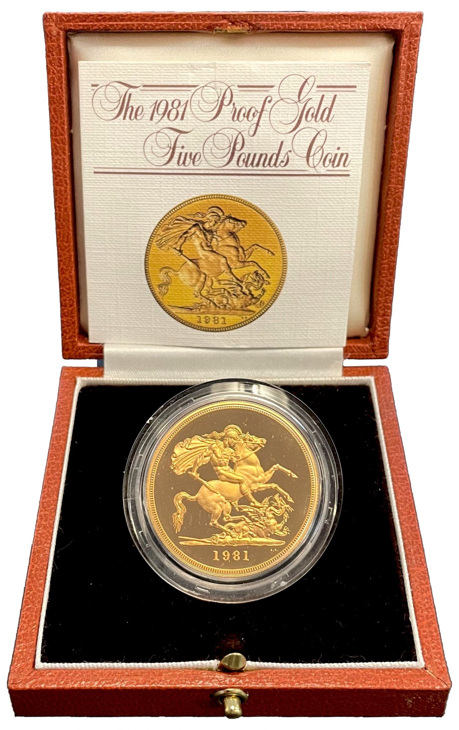 * Elizabeth II 1981 proof Five-Pounds