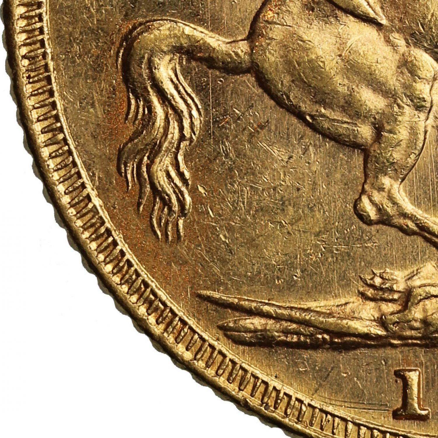 Sovereign 1891 Melbourne, short tail (DISH M15)