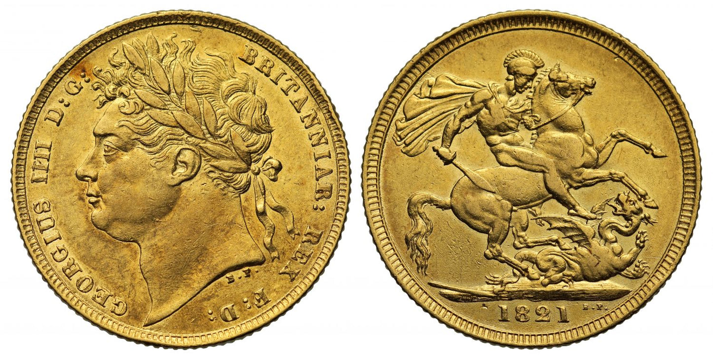 George IV 1821 Sovereign
