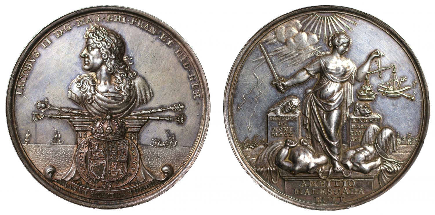 Dukes of Monmouth and Argyle beheaded, 1685.