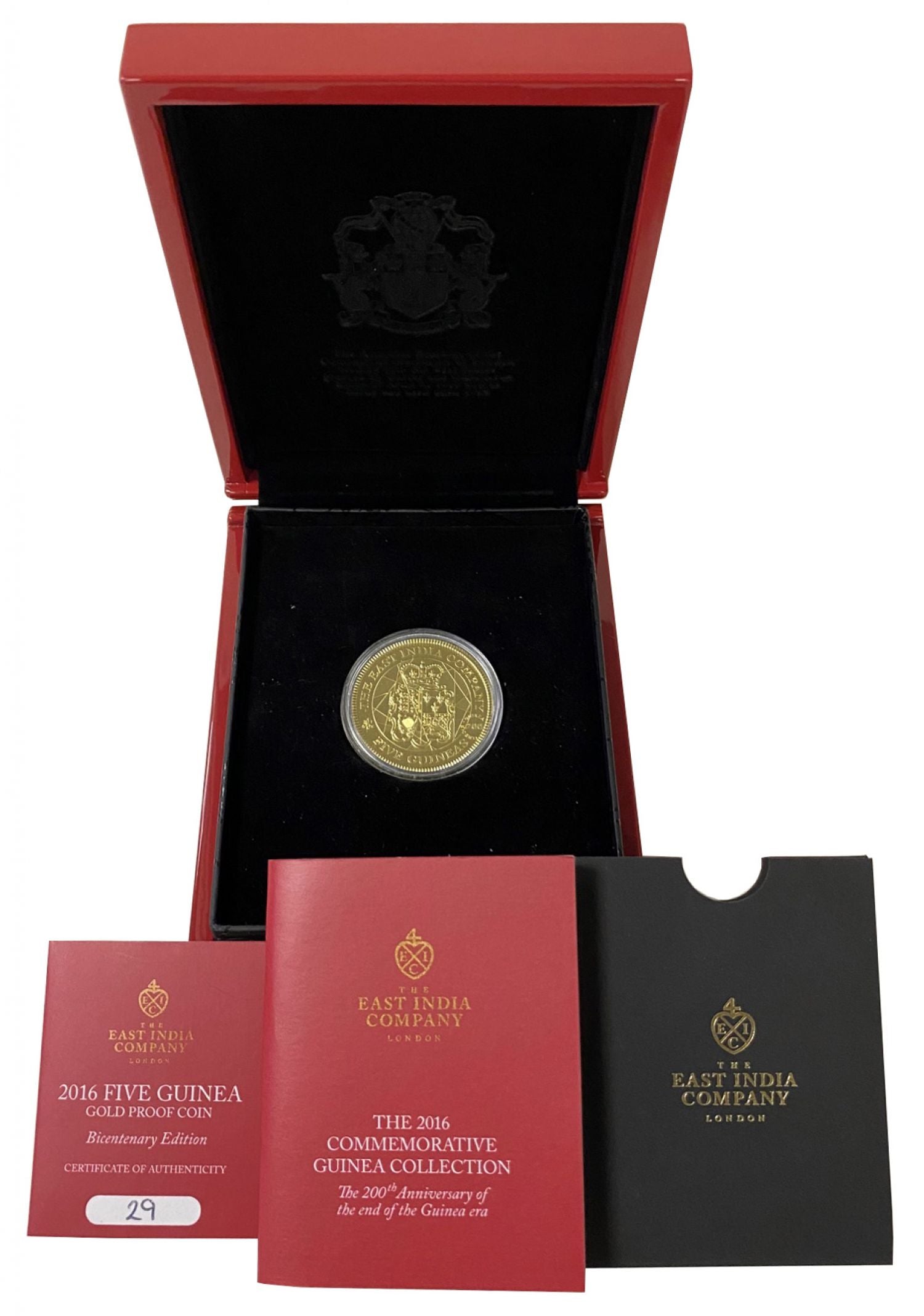 Elizabeth II St Helena 2016 gold Proof Five-Guineas