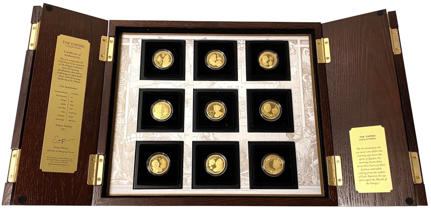 EIC Elizabeth II 2017 Empire Collection 9-coin Set
